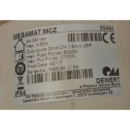 MOTOR MEGAMAT MCZ V55494