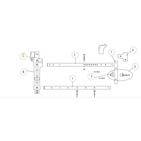 SOPORTE DE GIRO REPOSABRAZOS SILLA BREEZY 300